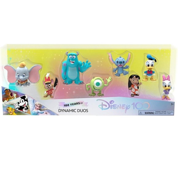 Disney | Toys | Disney 0 Years Of Dynamic Duos 8 Figure Celebration Pk ...